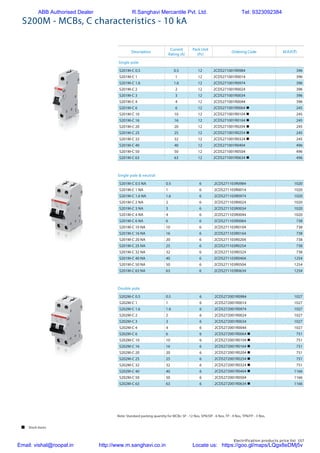 HOW TO CHOOSE RIGHT MCB BREAKER CURRENT RATING -lceted, 55% OFF