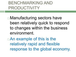 004 benchmarking and productivity | PPT