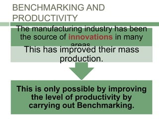 004 benchmarking and productivity | PPT
