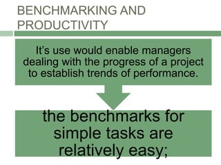 004 benchmarking and productivity | PPT