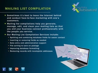 Data Processing Services | PPT