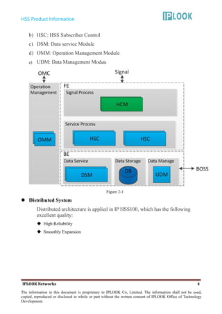 IPLOOK HSS product information | PDF