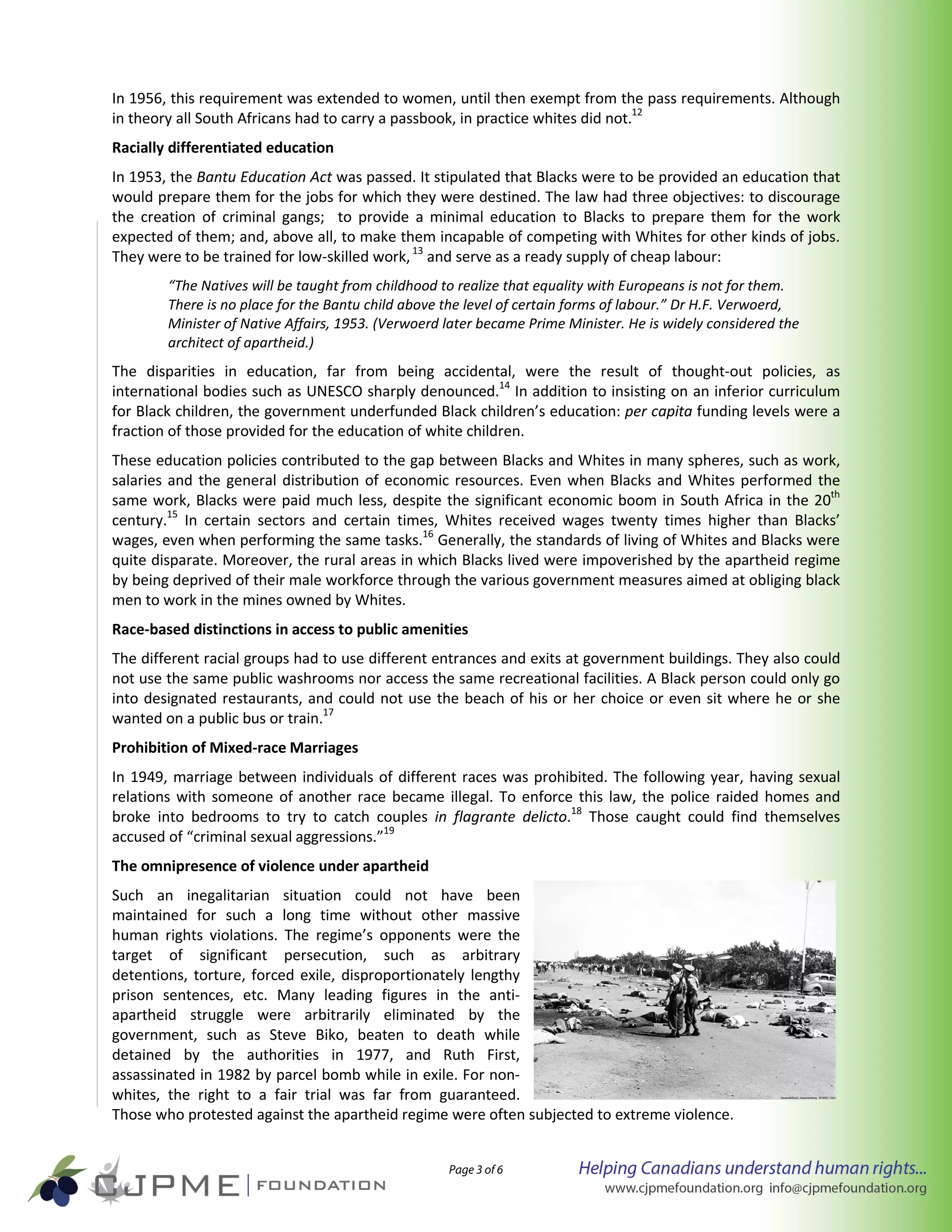 South Africa under Apartheid | PDF