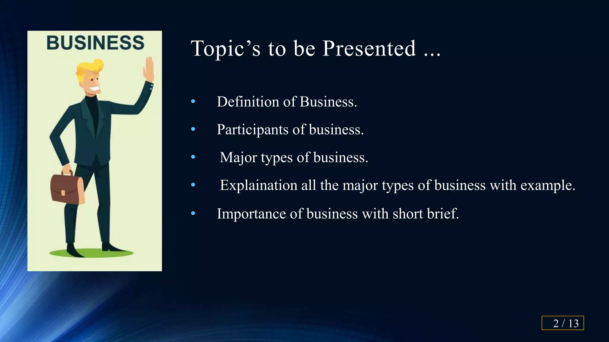 Types of business - Principal of Business & Accounting | PPT