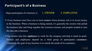 Types of business - Principal of Business & Accounting | PPT