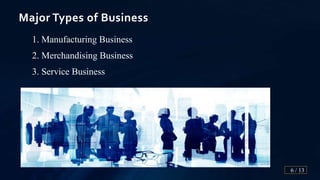 Types of business - Principal of Business & Accounting | PPT