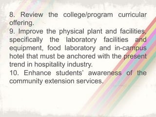 PREPAREDNESS OF BICOL COLLEGE IN THE ACCREDITATION OF BSHM PROGRAM BY THE PACUCOA | PPTX