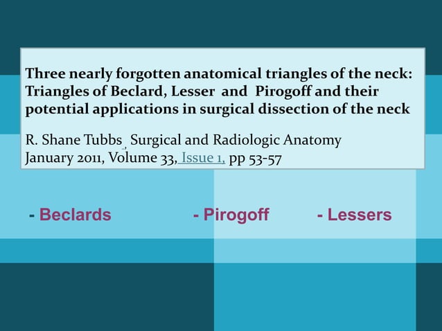 Surgical anatomy and approaches to neck | PPTX
