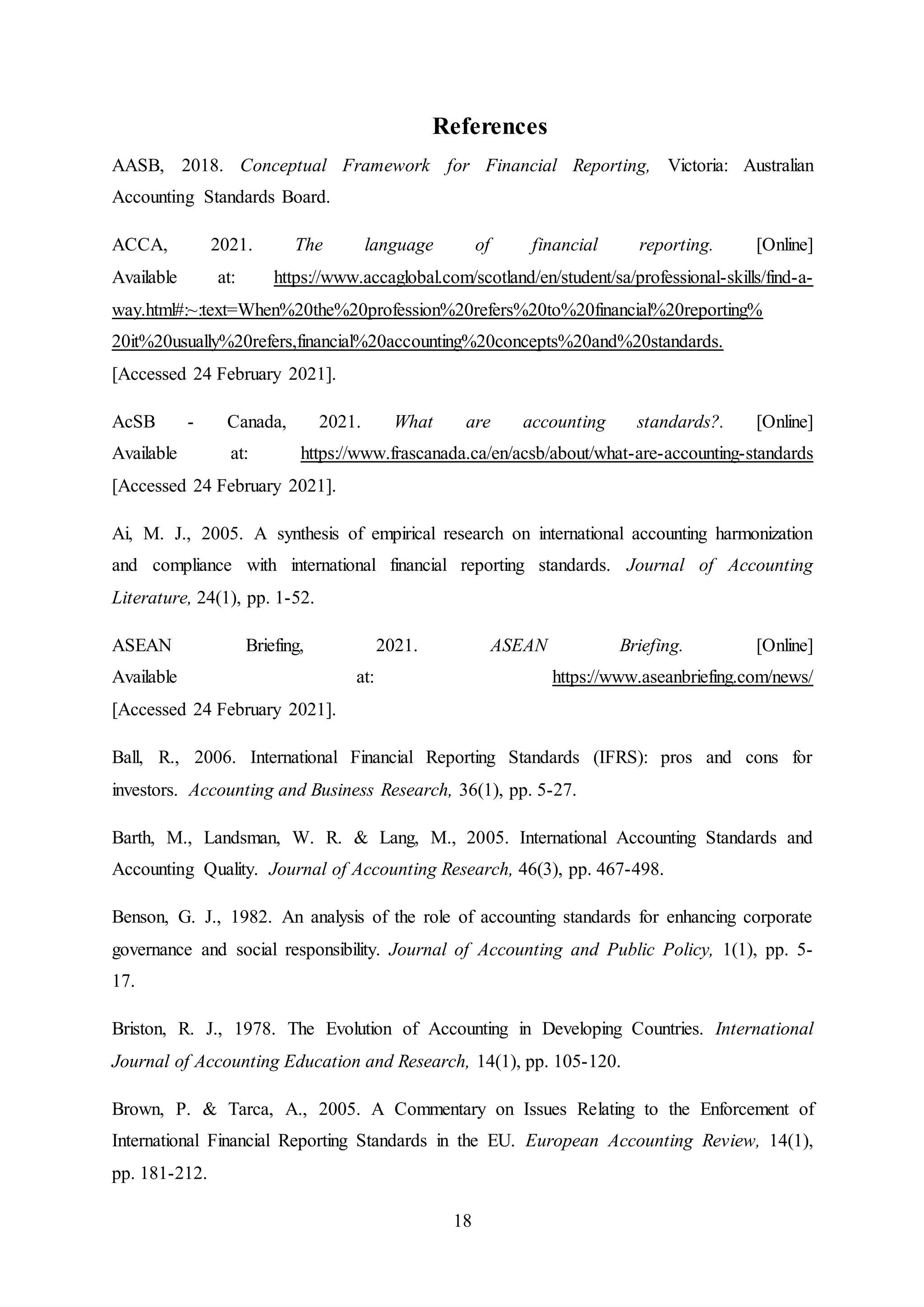 Accounting Systems - framework, standards and regulations in the ASEAN ...