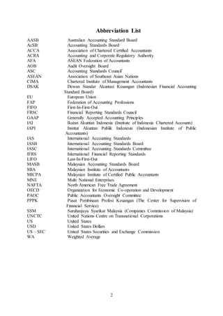Accounting Systems - framework, standards and regulations in the ASEAN ...