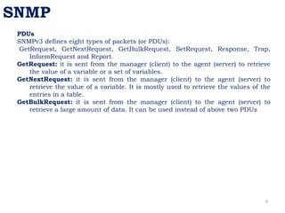 Network Management System and Protocol usibility | PPTX