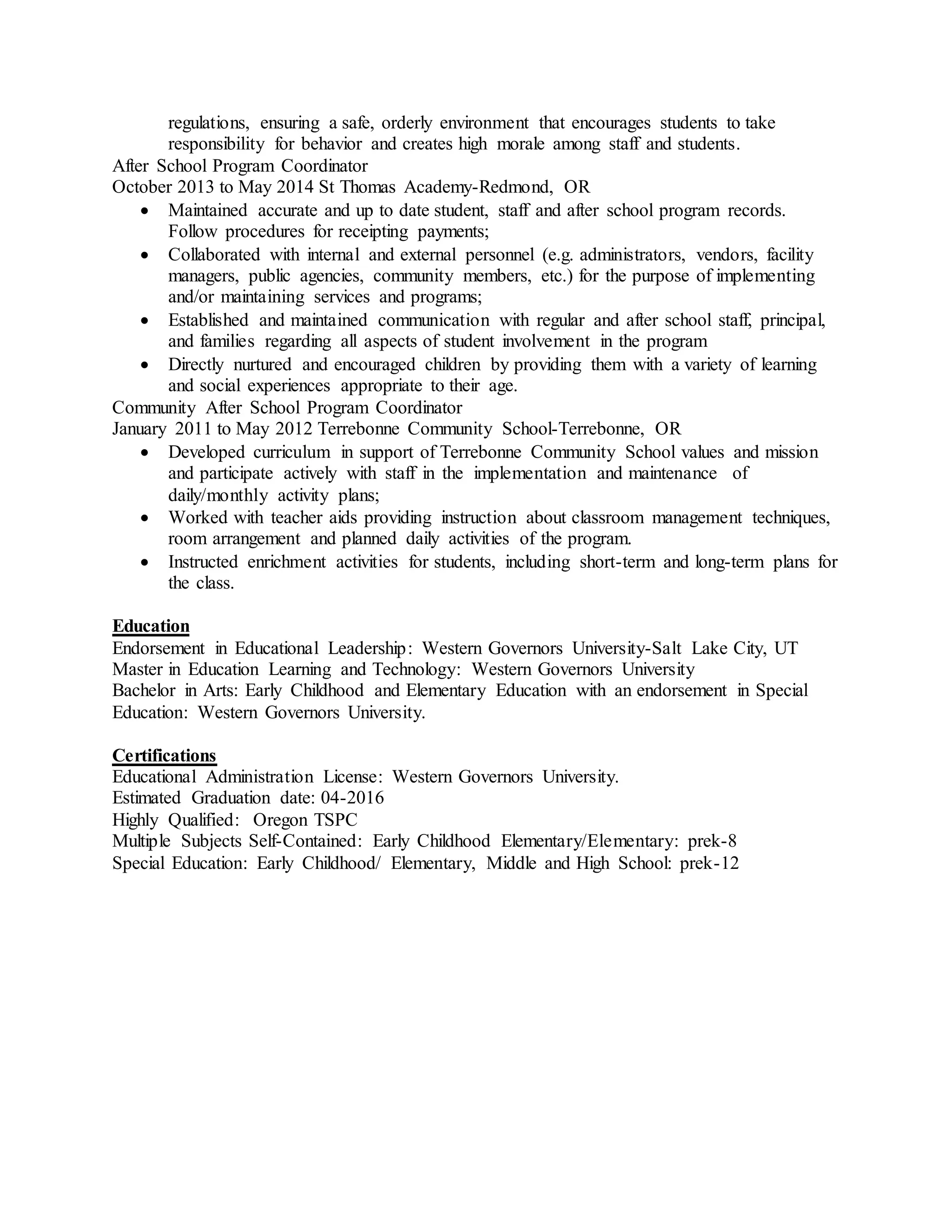 Tajs resume 2015 | DOCX