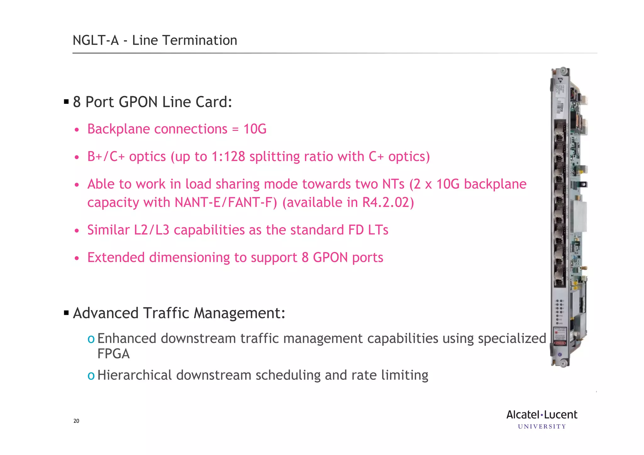 Alcatel Lucent Gpon Technology Training 2 | PDF