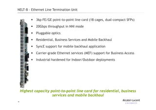 Alcatel Lucent Gpon Technology Training 2 | PDF