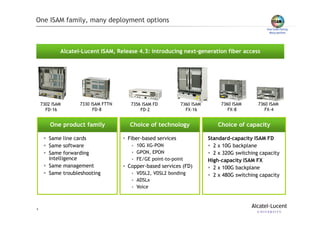 Alcatel Lucent Gpon Technology Training 2 | PDF