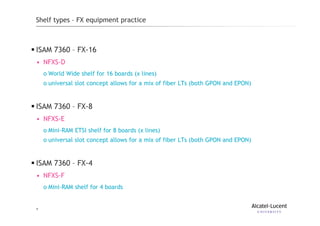 Alcatel Lucent Gpon Technology Training 2 | PDF