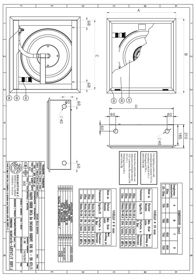 Naspo ad incasso DN 25 - Fornid | PDF