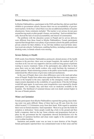 Accountability and Service Delivery | PDF