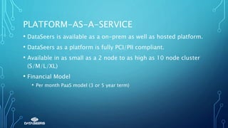 DataSeers - An HPCC Systems platform for Financial Analysis | PPTX