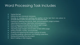 ntroduction to Office package, MS Word, MS Excel & MS Powerpoint ...