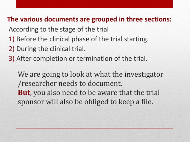 Essential Documents of Clinical Trials_2 | PPTX