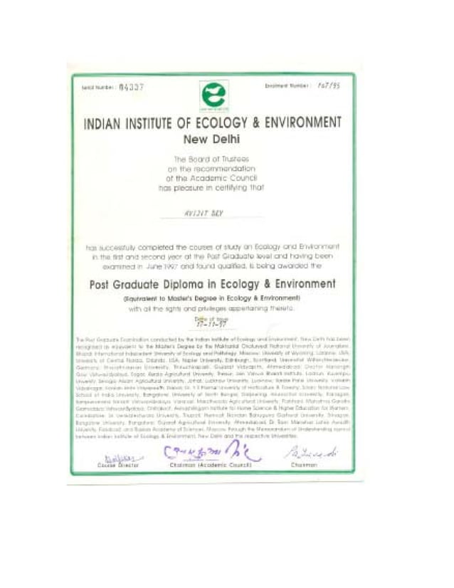 2. PG Diploma Certificate | PDF | Postgraduate Education | College ...