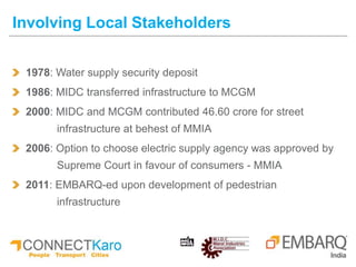 Involving Local Stakeholders - Case of MIDC Marol - Apurva Patel | PPT