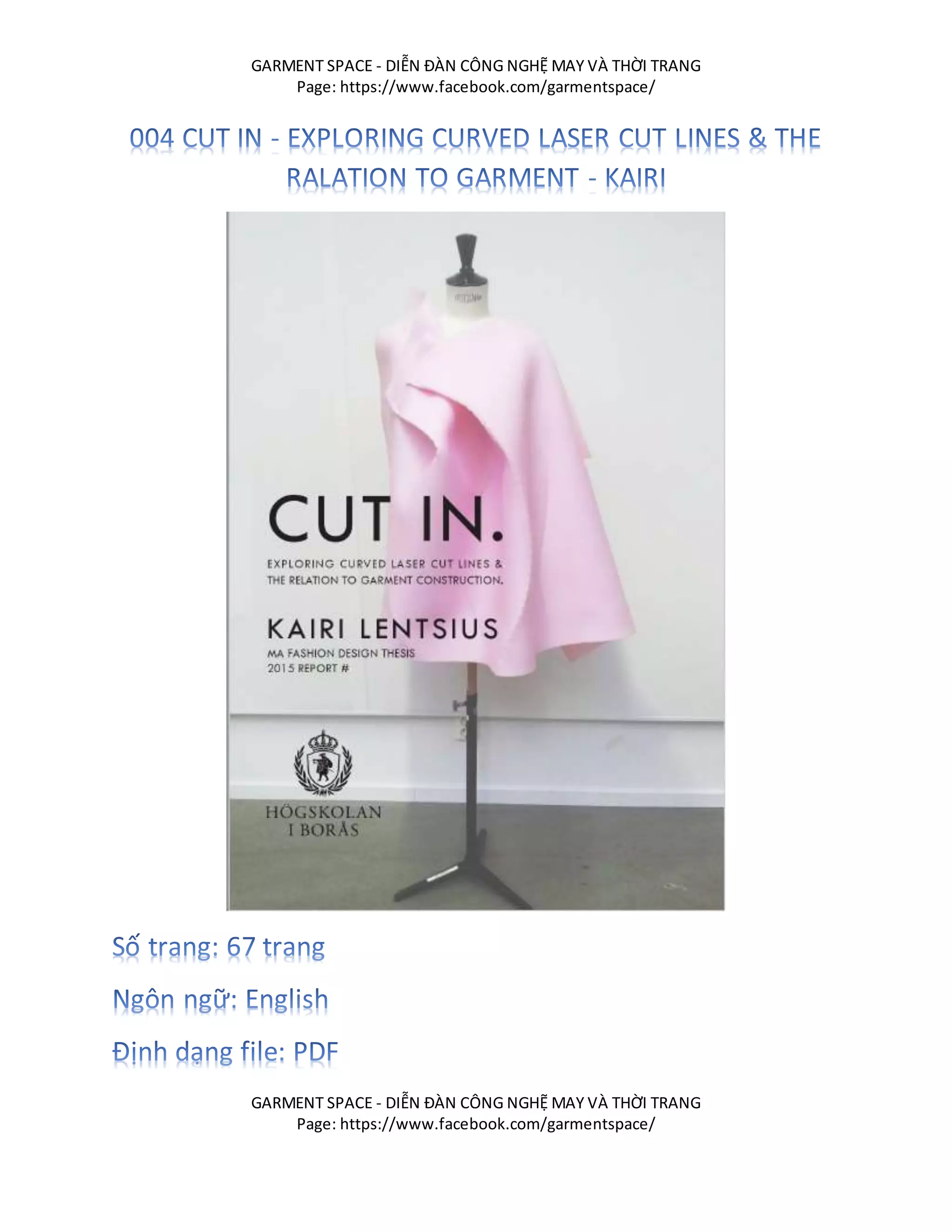 004 cut in exploring curved laser cut lines & the ralation to garment ...