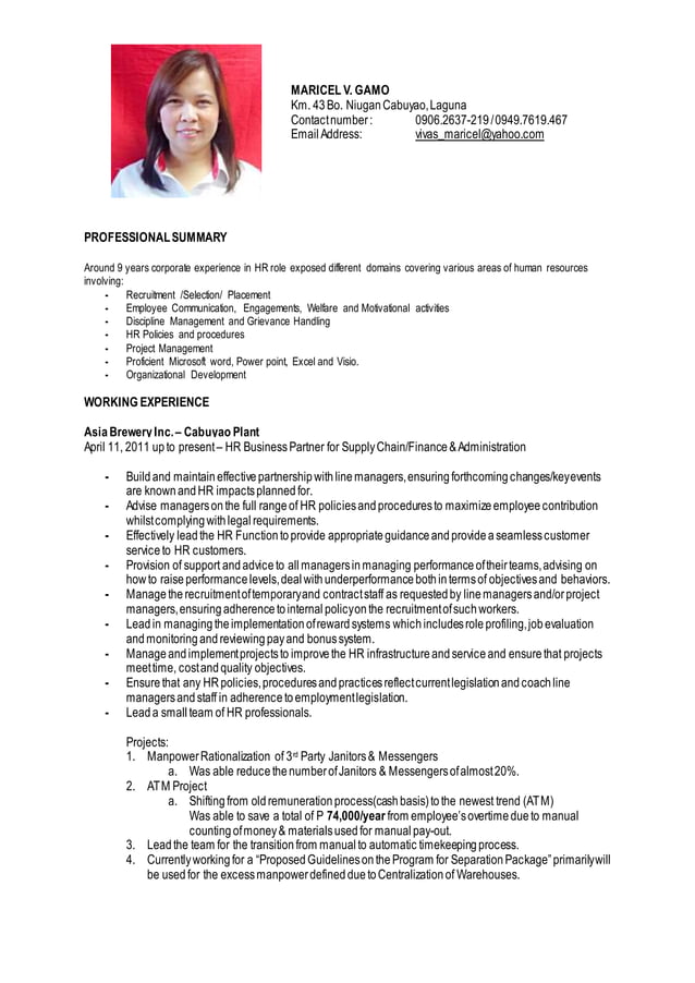MVG NEW CV | PDF