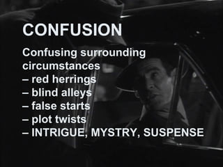 004 film noir plot and story structure | PPT