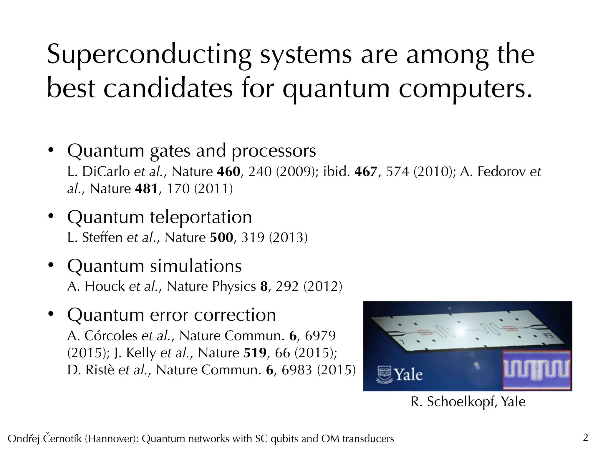 Quantum networks with superconducting circuits and optomechanical ...