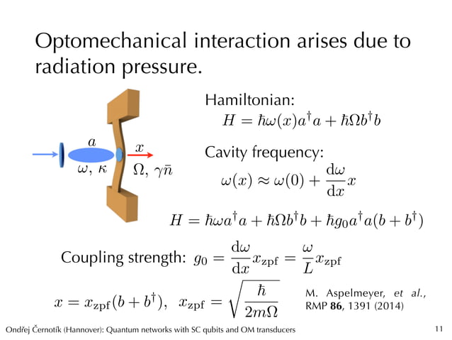Quantum networks with superconducting circuits and optomechanical ...