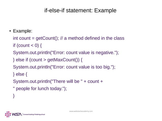 Core Java Programming Language (JSE) : Chapter IV - Expressions and ...