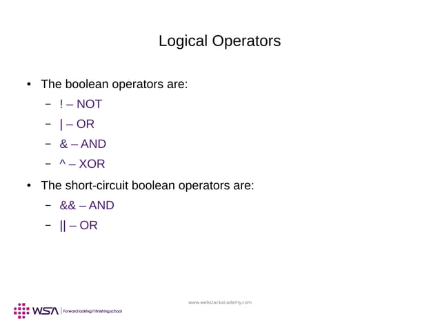 Core Java Programming Language Jse Chapter Iv Expressions And Flow Control Pdf