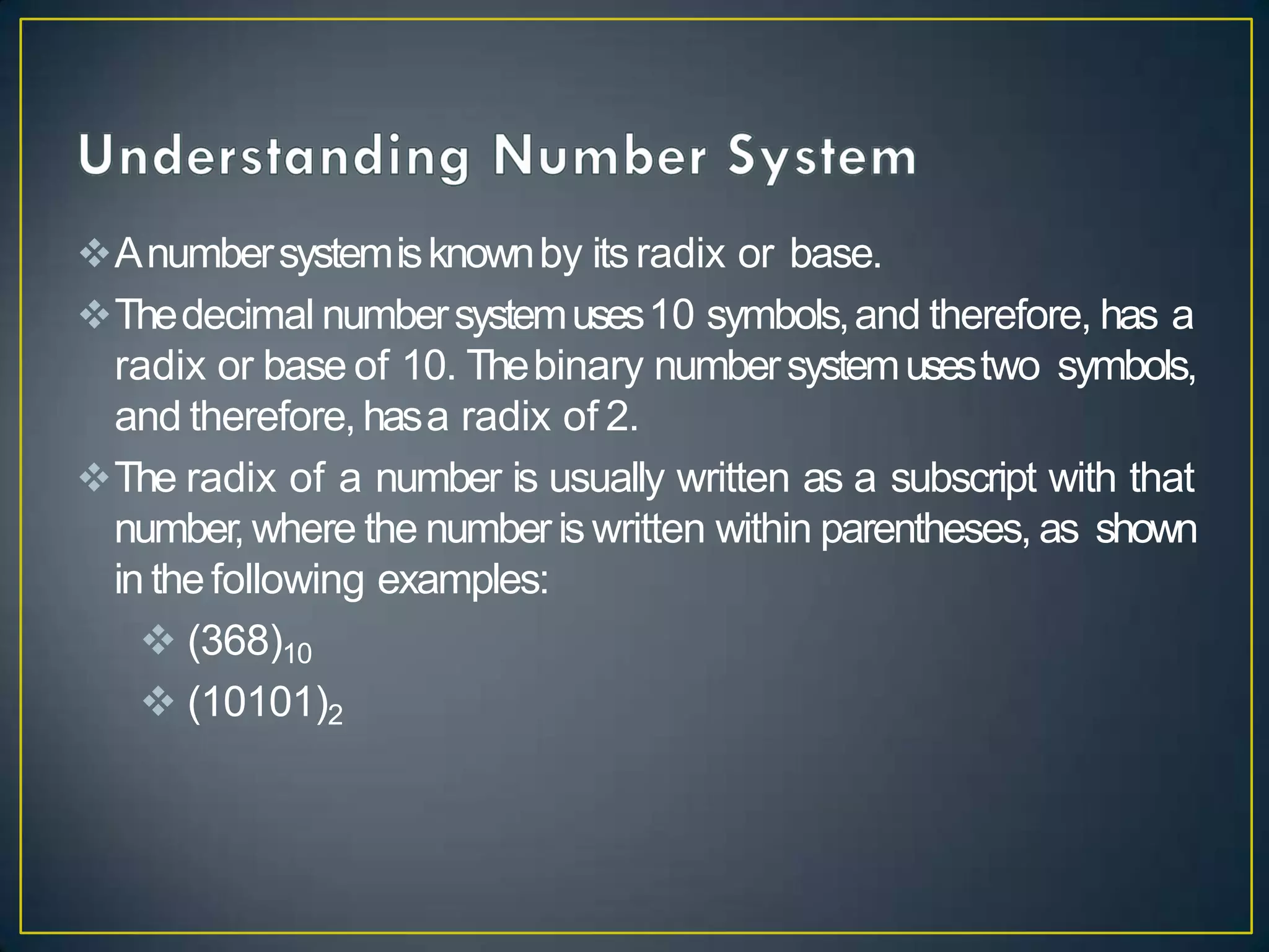 004 NUMBER SYSTEM (1).pdf | Programming Languages | Computing