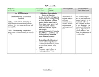 004 Fourth Grade Point Of View | PPT