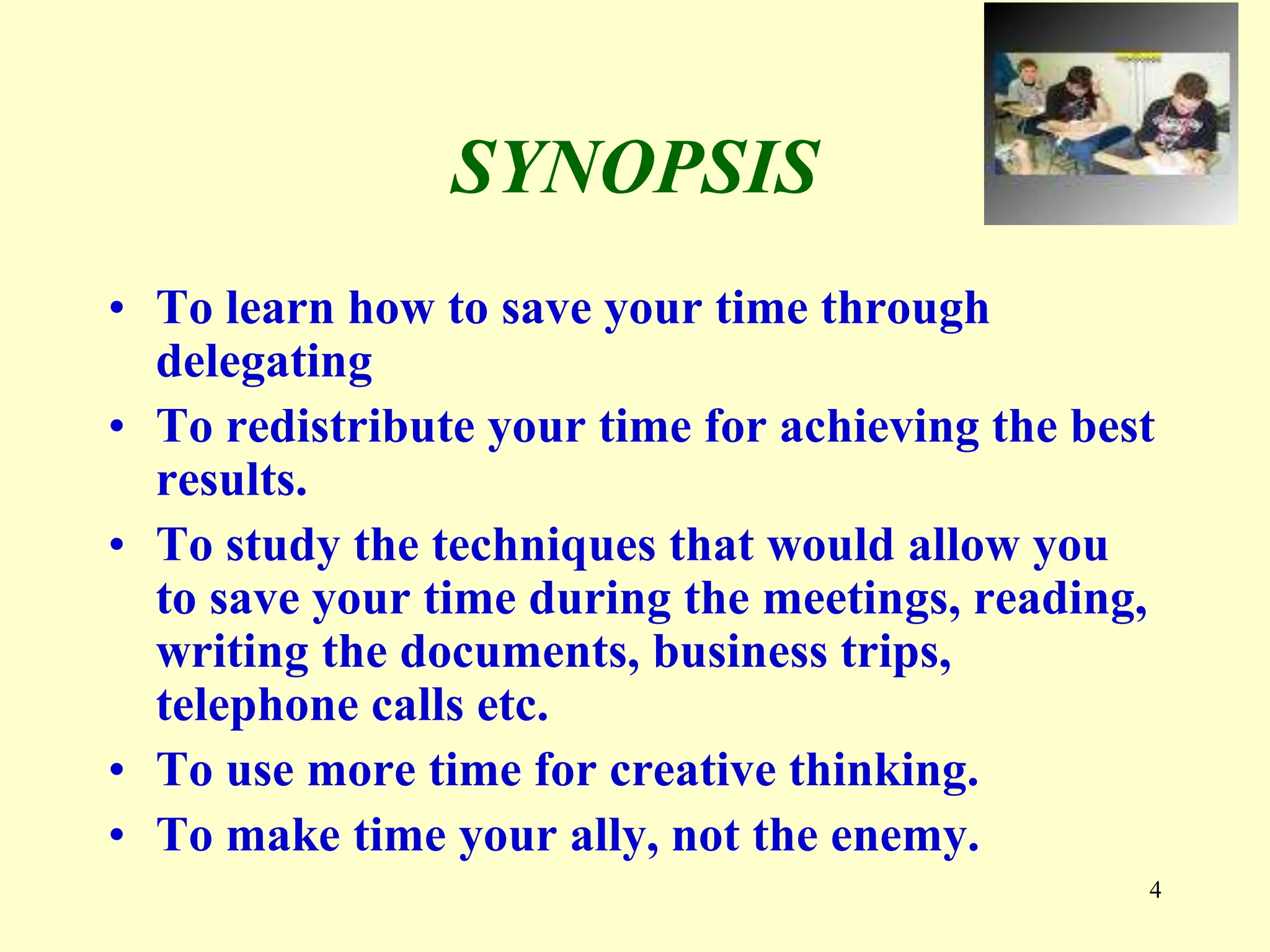 Time Management and its benefits with .ppt