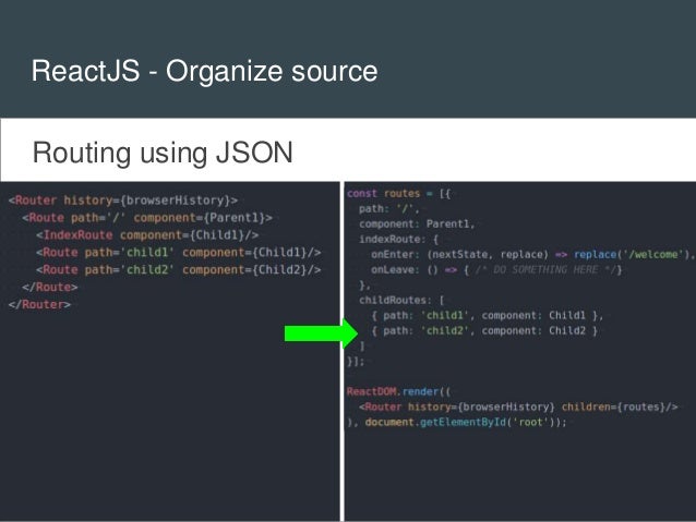 005. a React project structure