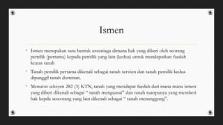 LAND LAW - Pindahmilik Tanah | PPTX