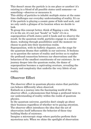 Exploring Quantum Manifestation: Where Science Meets Spirituality | PDF