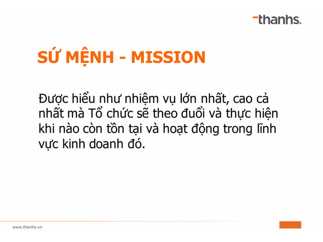 005 Brand Mission, Vision - Xây dựng Sứ mệnh và tầm nhìn thương hiệu | PDF