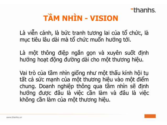 005 Brand Mission, Vision - Xây dựng Sứ mệnh và tầm nhìn thương hiệu | PDF