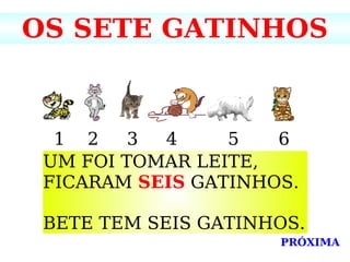 005 os 7 gatinhos - leitura | PDF
