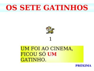 005 os 7 gatinhos - leitura | PDF