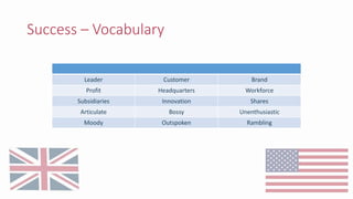 Success (English Class) | PPTX