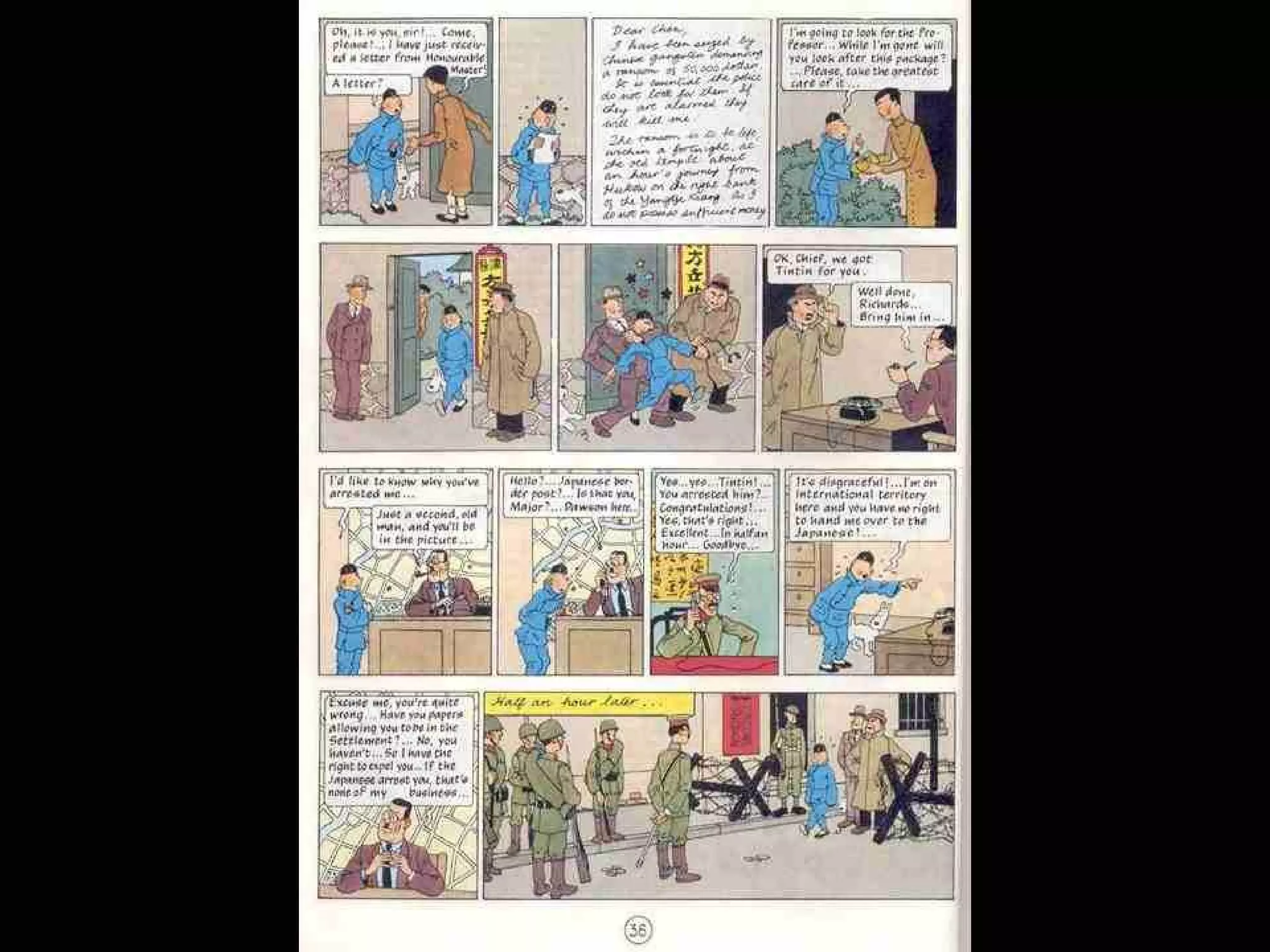 TINTIN AND THE BLUE LOTUS | PPT
