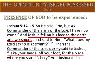The Battle of Jericho - Joshua 6 | PDF