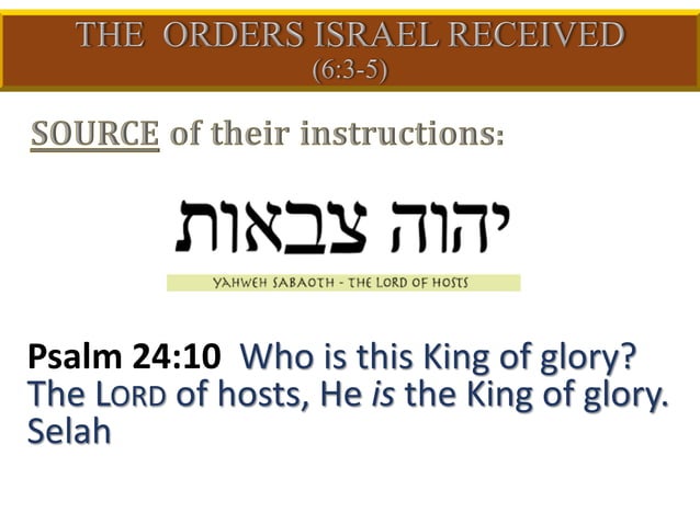 The Battle of Jericho - Joshua 6 | PDF | Christianity | Religion ...