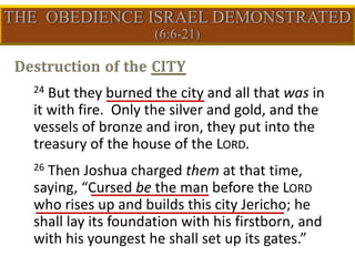 The Battle of Jericho - Joshua 6 | PDF