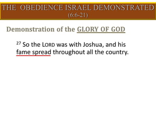 The Battle of Jericho - Joshua 6 | PDF